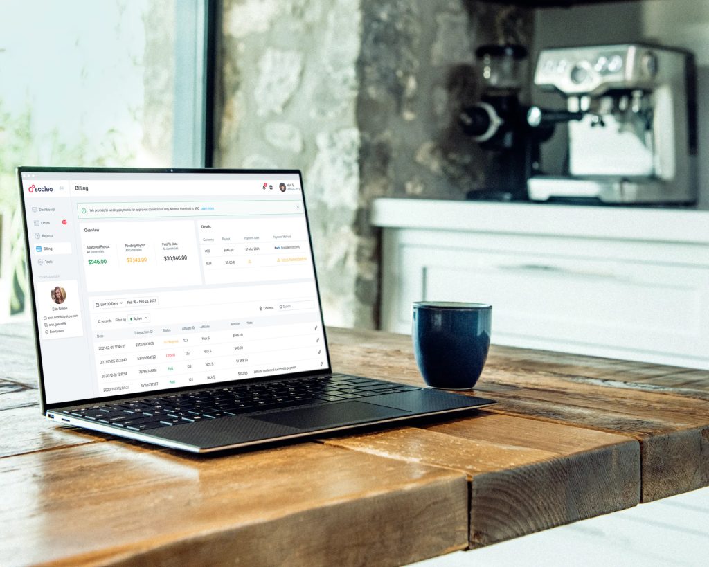 Affiliate Marketing Dashboard For Networks - How To Get Started? By Scaleo