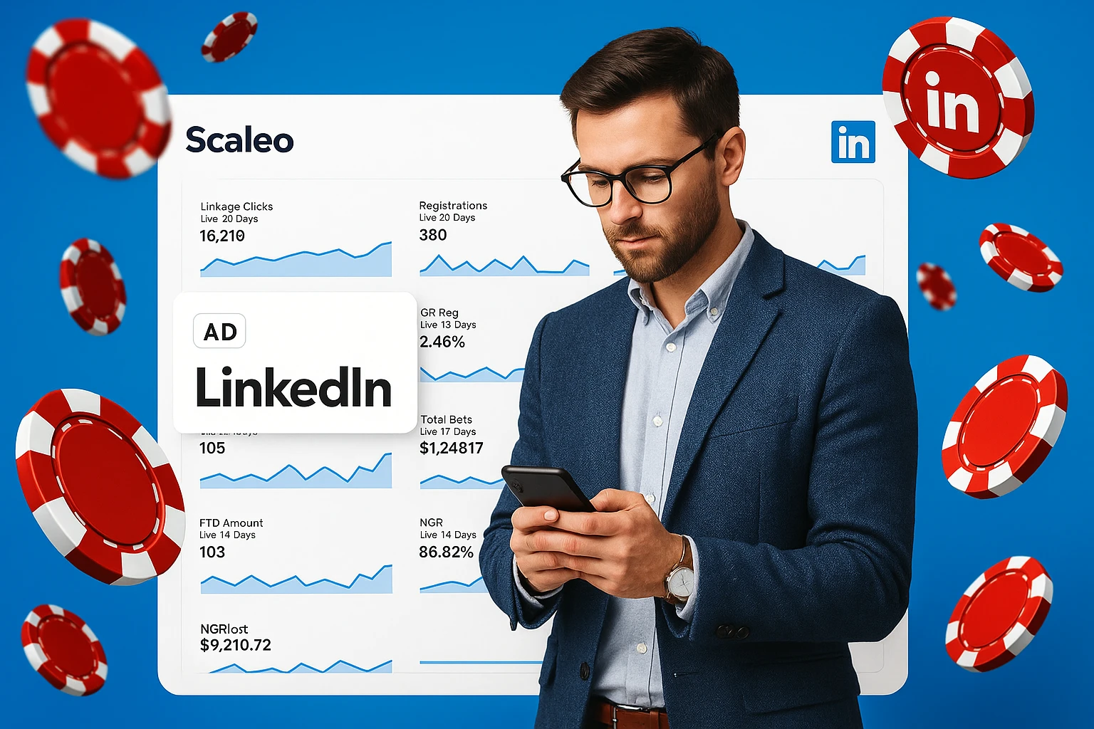 Benefits Of LinkedIn Advertising For IGaming Offers By Scaleo